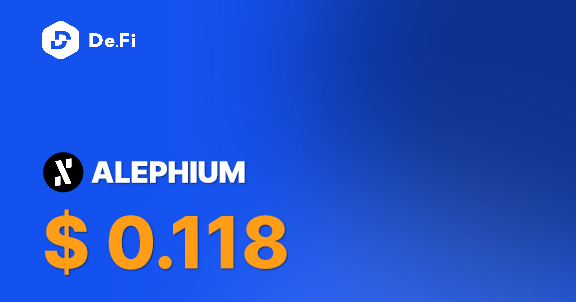 Alephium (ALPH) Price, Coin Market Cap, & Token Supply