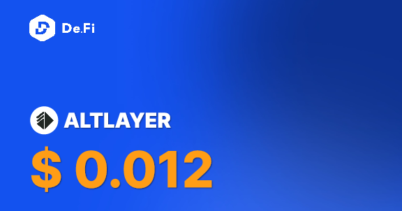 AltLayer (ALT) Price, Coin Market Cap, & Token Supply