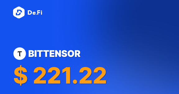 Bittensor (TAO) Price, Coin Market Cap, & Token Supply
