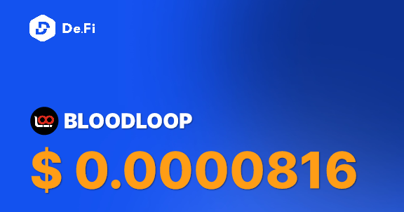BloodLoop ($BLS) Price, Coin Market Cap, & Token Supply