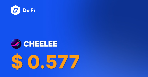 Cheelee (CHEEL) Price, Coin Market Cap, & Token Supply