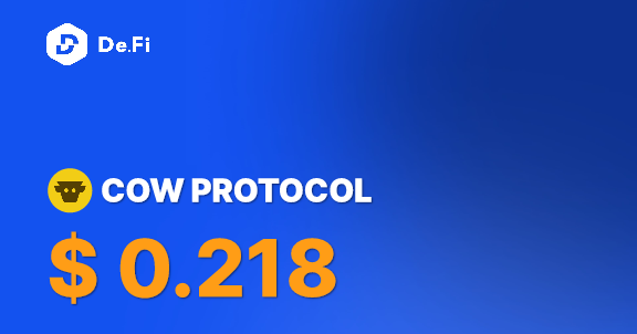 CoW Protocol (COW) Price, Coin Market Cap, & Token Supply