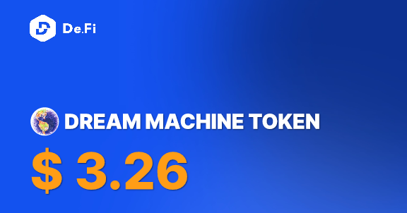 Dream Machine Token (DMT) Price, Coin Market Cap, & Token Supply