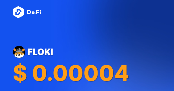 FLOKI (FLOKI) Price, Coin Market Cap, & Token Supply