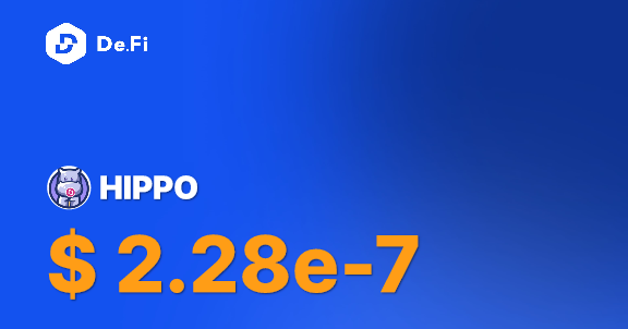 Hippo (HIP) Price, Coin Market Cap, & Token Supply