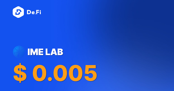 iMe Lab (LIME) Price, Coin Market Cap, & Token Supply