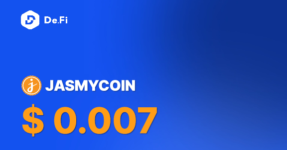 JasmyCoin (JASMY) Price, Coin Market Cap, & Token Supply