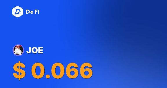 JOE (JOE) Price, Coin Market Cap, & Token Supply