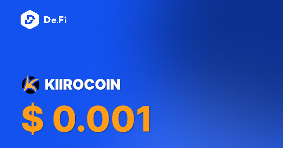 Kiirocoin (KIIRO) Price, Coin Market Cap, & Token Supply