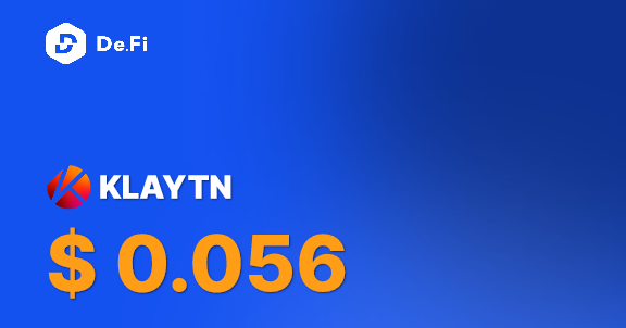 Klaytn (KLAY) Price, Coin Market Cap, & Token Supply