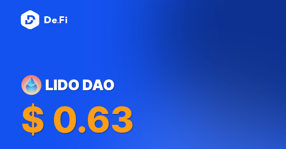 Lido DAO (LDO) Price, Coin Market Cap, & Token Supply