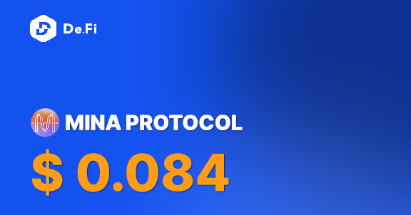 Mina Protocol (MINA) Price, Coin Market Cap, & Token Supply