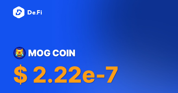 Mog Coin (MOG) Price, Coin Market Cap, & Token Supply