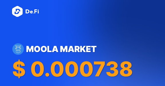 Moola Market (MOO) Price, Coin Market Cap, & Token Supply