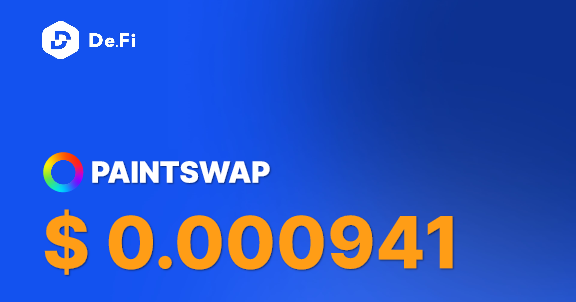 Paintswap (BRUSH) Price, Coin Market Cap, & Token Supply