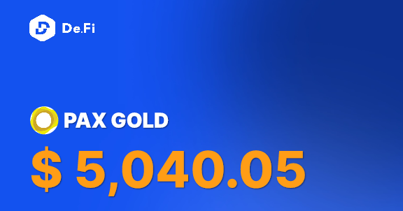 PAX Gold (PAXG) Price, Coin Market Cap, & Token Supply