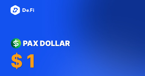 Pax Dollar (USDP) Price, Coin Market Cap, & Token Supply