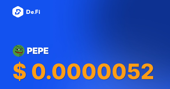 Pepe (PEPE) Price, Coin Market Cap, & Token Supply