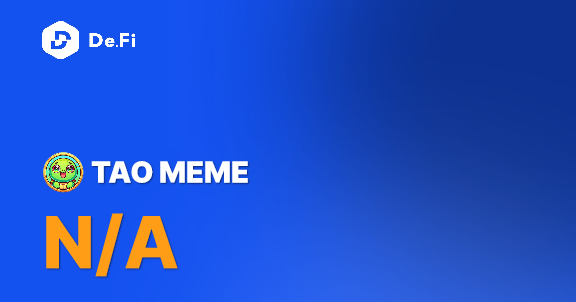 Tao Meme (TAO) Price, Coin Market Cap, & Token Supply