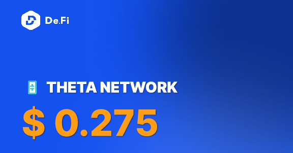 Theta Network (THETA) Price, Coin Market Cap, & Token Supply