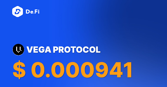 Vega Protocol (VEGA) Price, Coin Market Cap, & Token Supply