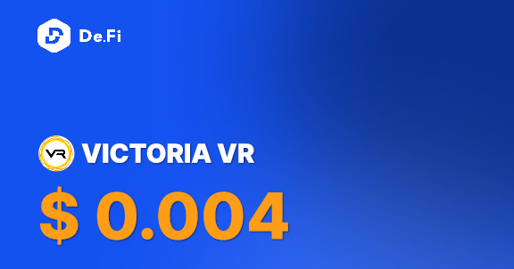 Victoria VR (VR) Price, Coin Market Cap, & Token Supply