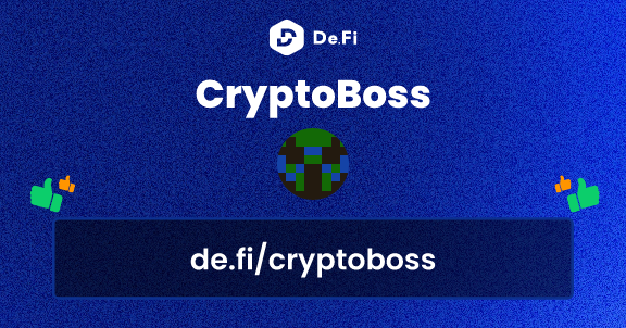 CryptoBoss De.Fi SocialFi Profile