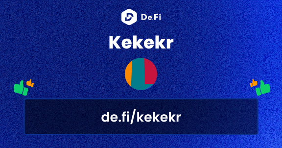 Kekekr De.Fi SocialFi Profile