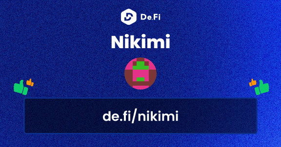 Nikimi De.Fi SocialFi Profile
