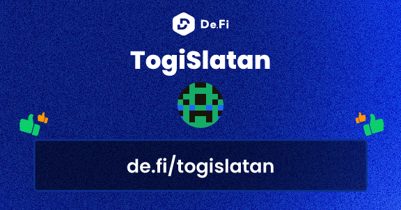 TogiSlatan De.Fi SocialFi Profile