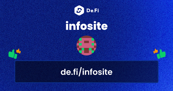 infosite De.Fi SocialFi Profile